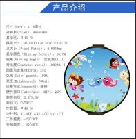 China 1.75 Inch AMOLED Display Module with 700nit Brightness 466RGB x 466 Resolution and QSPI/MIPI Interface,Driving IC CO5300,TP IC CST9217 for sale