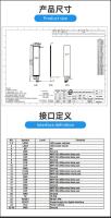 China 6.1 inch TFT LCD Module with 280RGBx1424 Resolution and MIPI Interface Driving IC ST7703I  12LEDS for sale