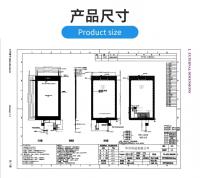 China 6.95inch TFT LCD Module with 600RGBx1024 Resolution and MIPI Interface for sale