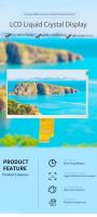 China 7.0 inch TFT LCD Module with 1024RGBx600 Resolution and LVDS Interface IPS Screen for sale