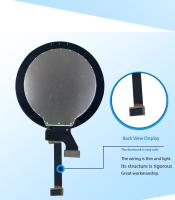 China 1.3 inch IPS TFT LCD Module,240RGBx240 resolution , MCU 8big Interface,320 brightness, Driving IC GC9A01 2LEDS for sale