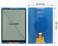 China 4.2 Inch MONO LCD Display with 300 x 400 Resolution and 4 Lane SPI Interface for Household Appliances for sale