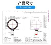 China 1.8 inch IPS TFT LCD Module with 360RGBx360 Resolution and MIPI 4L Interface，480 brightness, Driving IC ST77916 3LEDS for sale