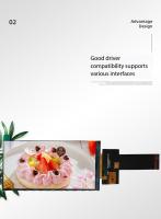 China 5.45 inch IPS TFT LCD Module with 720RGBx1440 Resolution and MIPI Interface for sale