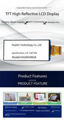 China 2.9 inch E-paper Display with 168x384 Resolution and ST7306 Driving IC for sale