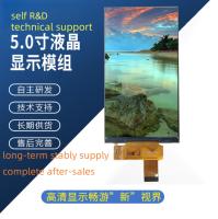 China 480x854 dots 5 Inch TFT lcd Module with RGB/MIPI Interface 350c/d brightness and ST7701SN for 3D printer use for sale