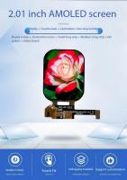 China 2.01 Inch AMOLED Display Module with 500nit Brightness and 240RGB x 296 Resolution QSPI Interface for sale