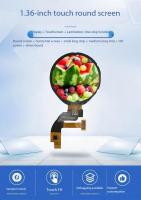 China 1.36 Inch Round IPS TFT Color Display with 360x360 Resolution and 400nit Brightness for Smart Home Appliances for sale