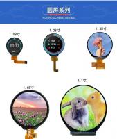 China 1.35 Inch Round IPS TFT Color Display with 360x360 Resolution and 400nit Brightness MIPI interface Driver IC JD5858 home appliances for sale