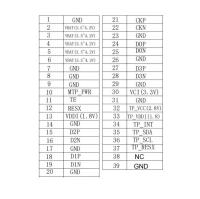 China 4.0 Inch AMOLED Display Module with 800nit Brightness and 1080RGBx1240 Resolution MIPI Interface for sale