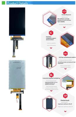 China 5.0 Inch IPS TFT LCD Screen with 720(RGB)*1280 Resolution and MIPI 2T Interface for sale