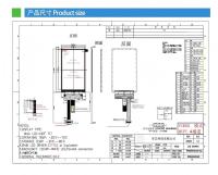 China 5.0 Inch IPS TFT LCD Screen with 720(RGB)*1280 Resolution and MIPI 2T Interface for sale