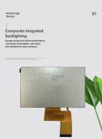 China 5.0 Inch High Brightness IPS TFT Display 480X(RGB)*800 Resolution RGB Interface Driver IC ST7265 700nit  18LEDS ALL view Medical equipment for sale