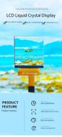 China 1.54 Inch IPS TFT Display with 240x240 Resolution RGB Interface and 500nit Brightness for sale