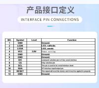 China 1.54 Inch IPS TFT Display with 240x240 Resolution RGB Interface and 500nit Brightness for sale