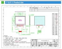China 1.5 Inch IPS TFT Display with 320*240 Resolution and MCU 8bit Interface Driver IC ILI9342C 400nit 3LEDS All view for sale