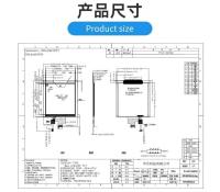 China 3.95 Inch IPS TFT Color Display with 480*480 Resolution MIPI Interface and 400nit Brightness for sale
