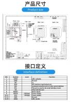 China 1.83 Inch IPS TFT Display with 240x284 Resolution and 400nit Brightness TFT LCD Screen for sale