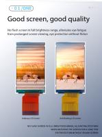 China 2.7 Inch IPS TFT Display with 240x960 Resolution and 260nit Brightness RGB 8BIT Interface for sale