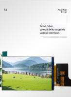 China 3.5 Inch IPS TFT Display with 640(RGB)x960 Resolution and 260nits MIPI interface ST7703 IC 6LEDS All View Intrument testing for sale