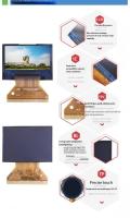 China 0.96 Inch IPS TFT Color Display with 128(RGB)x64 Resolution and 150nits Brightness SPI 4W Interface for sale