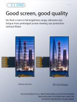 China 0.96 Inch IPS TFT Color Display with 80x160 Resolution and 550nits Brightness SPI 4W Interface for sale