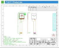 China 1.4 Inch IPS TFT LCD Screen with 320(RGB)x320 Resolution and 350nits Brightness Smart Digital Display for sale
