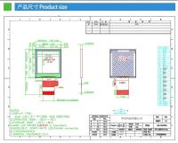 China 1.4 Inch IPS TFT Display with 128(RGB)x128 Resolution and 200nits Brightness Smart Digital Screen for sale