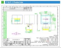 China 1.5 Inch IPS TFT LCD Screen with 480(RGB)x240 Resolution and RGB 8bit Interface Smart Digital Display for sale