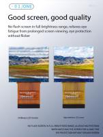 China 1.5 Inch IPS TFT LCD Screen with 320(RGB)x240 Resolution and 400nits Brightness Smart Digital Display for sale