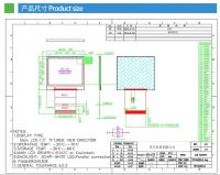 China 1.5 Inch IPS TFT Display with 320(RGB)x240 Resolution and 400nits Brightness Smart Digital Screen for sale