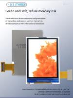 China 2.2 Inch Transflective TFT Display with 240(RGB)x320 Resolution and MCU 16bit Interface Sunlight Readable TFT for sale