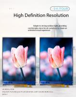 China 2.4 Inch IPS TFT Color Display with 240x320 Resolution, MIPI 2Lane Interface, 250nits Brightness and 6 CHIP-WHITE LEDS TFT LCD Screen for sale