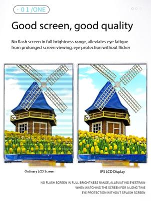 China 2.4 Inch IPS TFT Color Display with 240x320 Resolution, MIPI 2Lane Interface, 250nits Brightness and 6 CHIP-WHITE LEDS TFT LCD Screen for sale