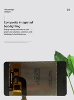 China 2.8 Inch IPS TFT Color Display with TP 480(RGB)x640 Resolution IC ST7701S MIPI Interface 300nits Brightness All View 6 LEDS Digital communication for sale