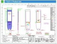China 2.86 Inch IPS TFT Color Display with 376(RGB)x960 Resolution and MIPI 4T Interface Using ST7701S Driving IC for sale