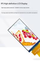 China 3.5 Inch IPS TFT Color Display Module 720(RGB)x1280 Resolution MIPI Interface ST7703 All View 410nits 10LEDS for sale