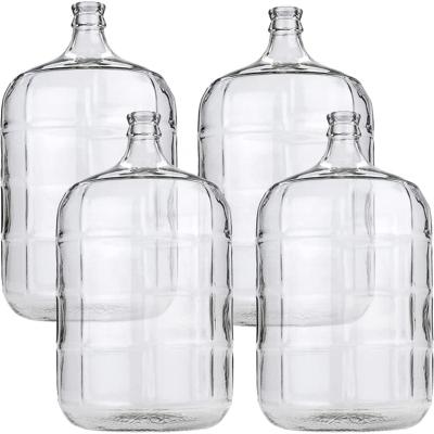 China linlang shanghai high quality Soda-lime Glass carboy carrier Glass gallon bottle for sale