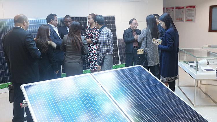 A Visit to The Headquarter of Jiuzhou Solar by The President