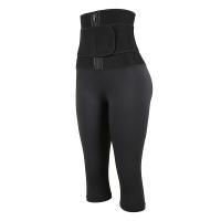 China Womens High Waisted Gym Leggings 9 Steel Bone Waist Trainer Tights for sale