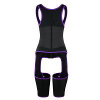 China MHW100075PU High Waist Thigh Shaper for Women Adjustable Butt Lifter Trimmer Vest Fitness Shapewear for sale