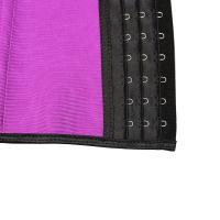 China Purple Vest Corset Latex Waist Trainer 4 Steel Boned Adjustable Shoulder Strap Waist Trainer MH1052 for sale