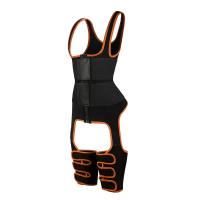 China Womens 3XS Full Body Waist Cincher Leather Belt Thigh Trimmer Leg Shaper for sale