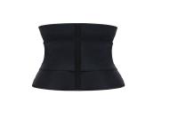 China Black 3XS Short Torso Waist Trainer Latex Tummy Trimmer With Zipper for sale