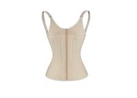 China Nude Bodybuilding Waist Trainer Adjustable Shoulder Strap Body Waist Cincher Vest for sale