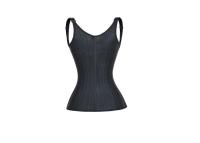 China 3 Rows Hook Latex Workout Waist Trainer Vest NANBIN Latex Sweat Vest for sale