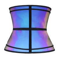 China Laser Latex Sport Waist Trainer With Double Belt for sale