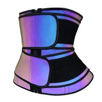 China Laser Latex Sport Waist Trainer With Double Belt for sale