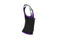 China Purple 6xl Sauna Vest Workout Waist Trainer Vest Zipper Closure for sale