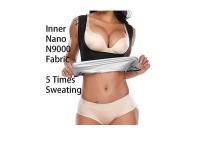 China N8000 Silver Nano Waterproof Waist Trainer Workout Belt For Exercise for sale